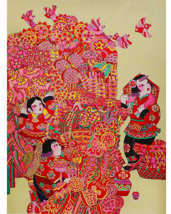 记“昌邑年画”代表性传承人——李强_都市头条